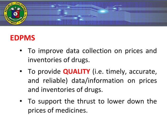 EDPMS Overview | PPTX