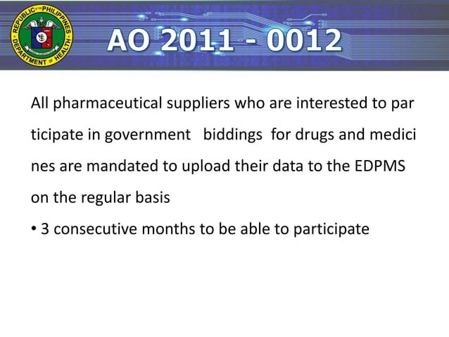 EDPMS Overview | PPTX