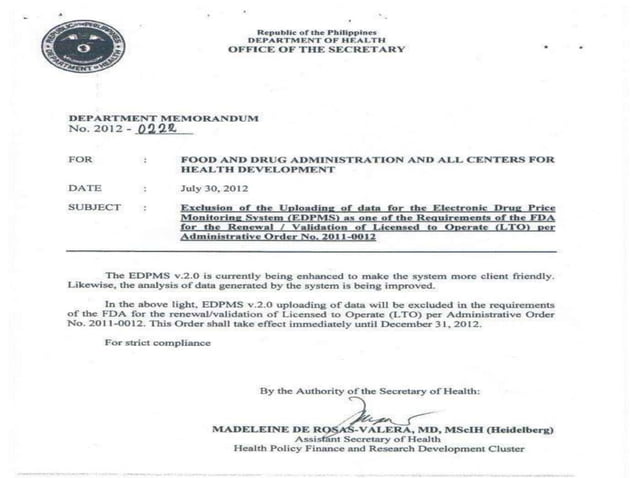 EDPMS Overview | PPTX