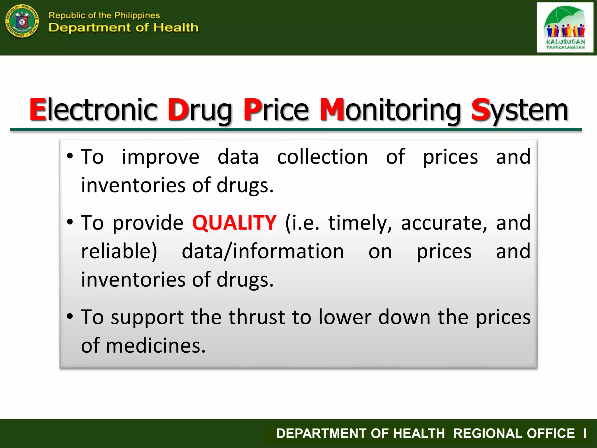 EDPMS v2.0 System Overview and Updates on proposed AO Ammendment EDPMS v.30