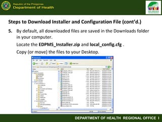 EDPMS v2.0 System Overview and Updates on proposed AO Ammendment EDPMS v.30