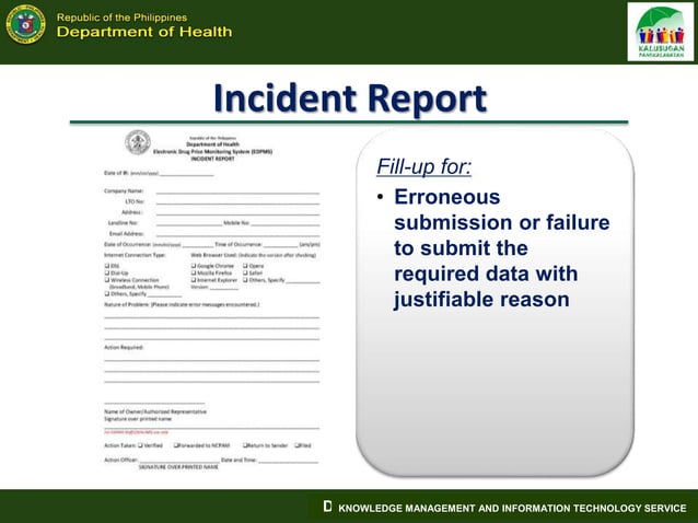 EDPMS v2.0 System Overview and Updates on proposed AO Ammendment EDPMS v.30