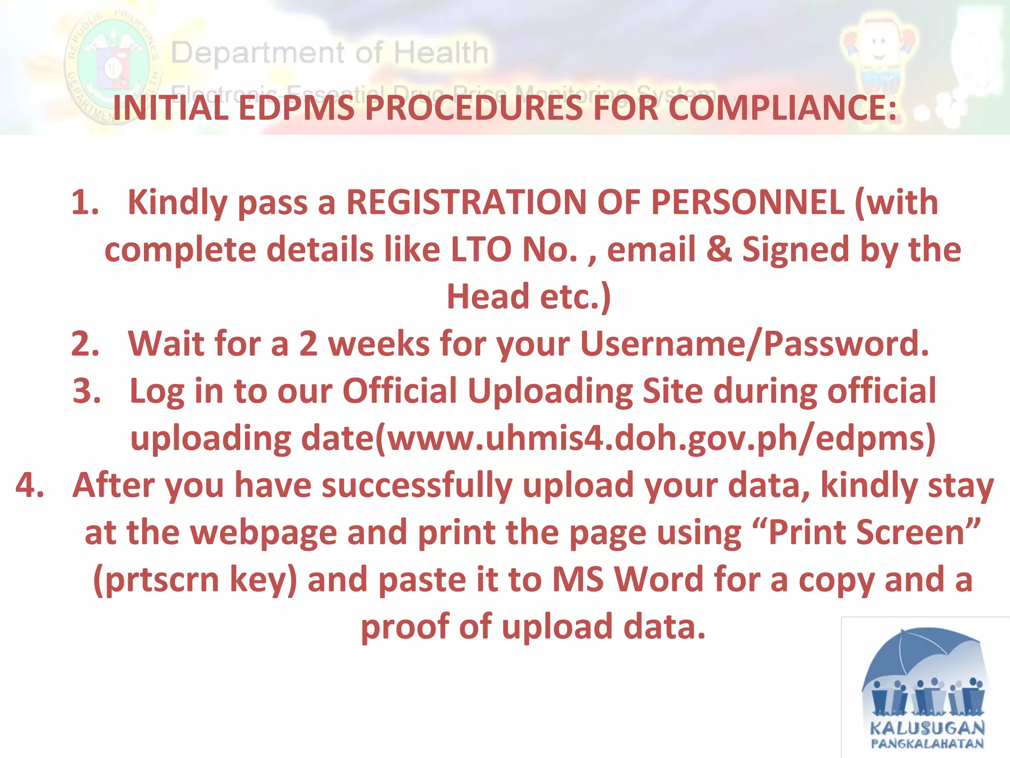 Edpms v2.0 u pdates 2012 for ao56 | PPT