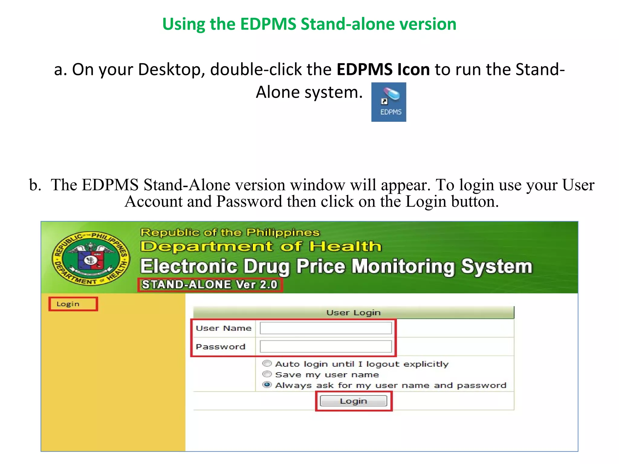 Edpms v2.0 u pdates 2012 for ao56 | PPT