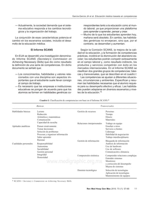 Educación Médica basada en competencias | PDF