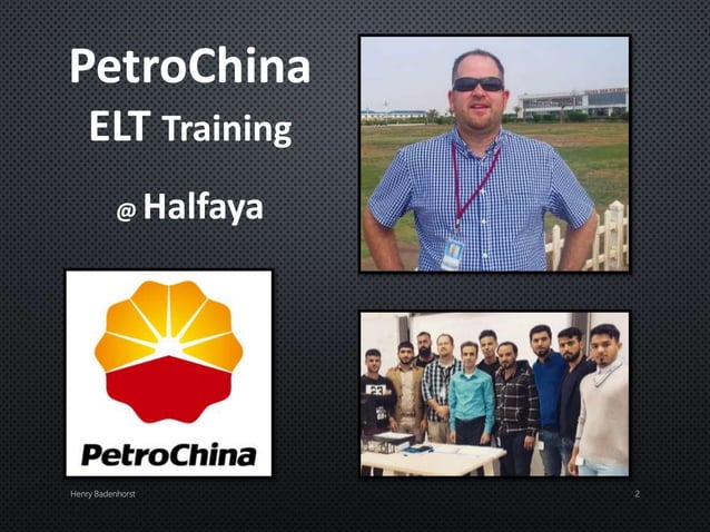 ELT progam at PetroChina Halfaya oilfield, Iraq 2018 | PPTX | Air ...