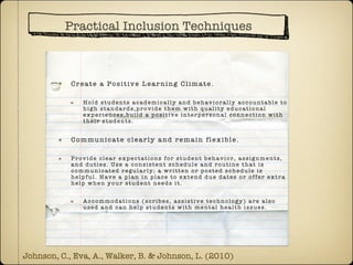 Depression and Inclusion in Secondary and Middle School | KEY