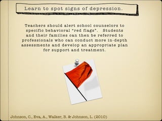 Depression and Inclusion in Secondary and Middle School | KEY