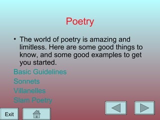 Education Powerpoint on Creative Writing. | PPT