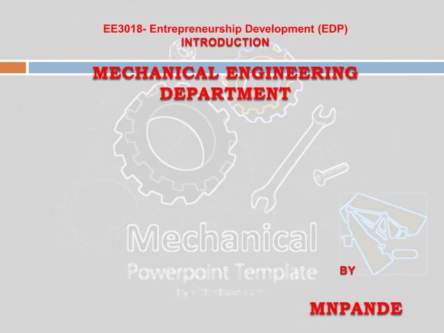 Edp presentation1 mnpande | PPT