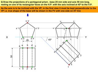Edp projection of solids | PPT