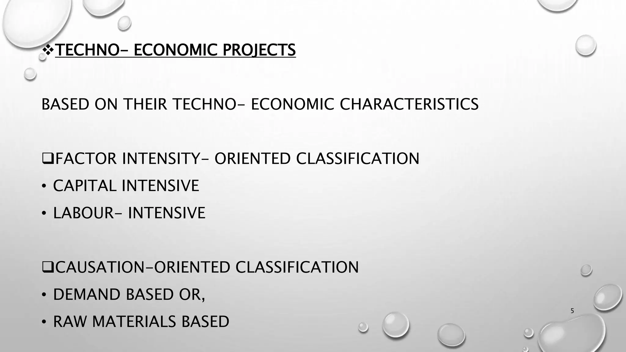 Concept & Classification of Project - Entrepreneurship Development | PPTX