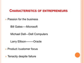 Entrepreneurship Development PPT Introduction | PPTX
