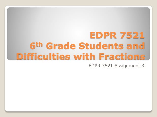 EDPR 7521 presentation | PPT