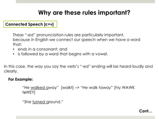 "-ed" pronunciation | PPTX