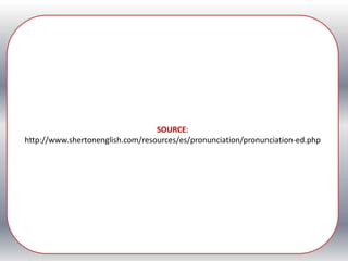-Ed pronunciation | PPTX