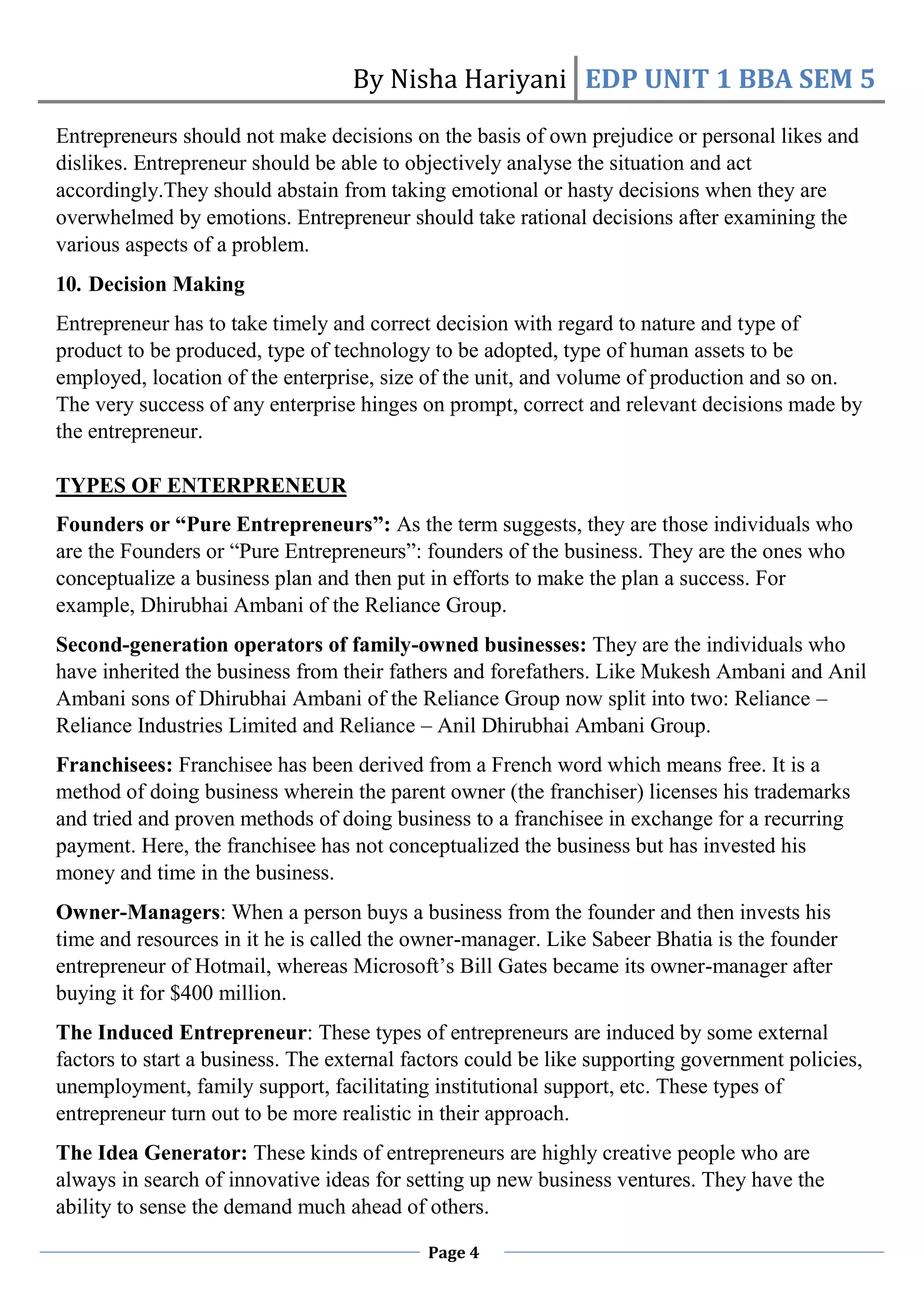 EDP UNIT 1 BBA SEM 5.docx