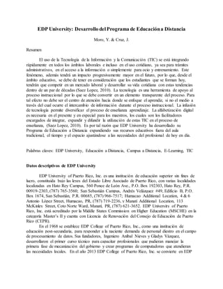 Edp University - Virtual | PDF