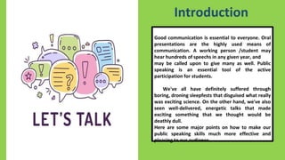 Public speaking Skills | PPT