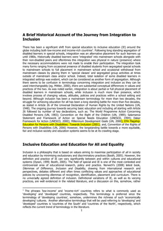 Inclusive Education | PDF