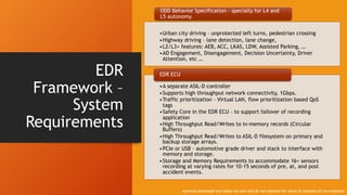 Event Data Recorder (EDR) for Self Driving Vehicles | PDF