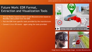 Event Data Recorder (EDR) for Self Driving Vehicles | PDF
