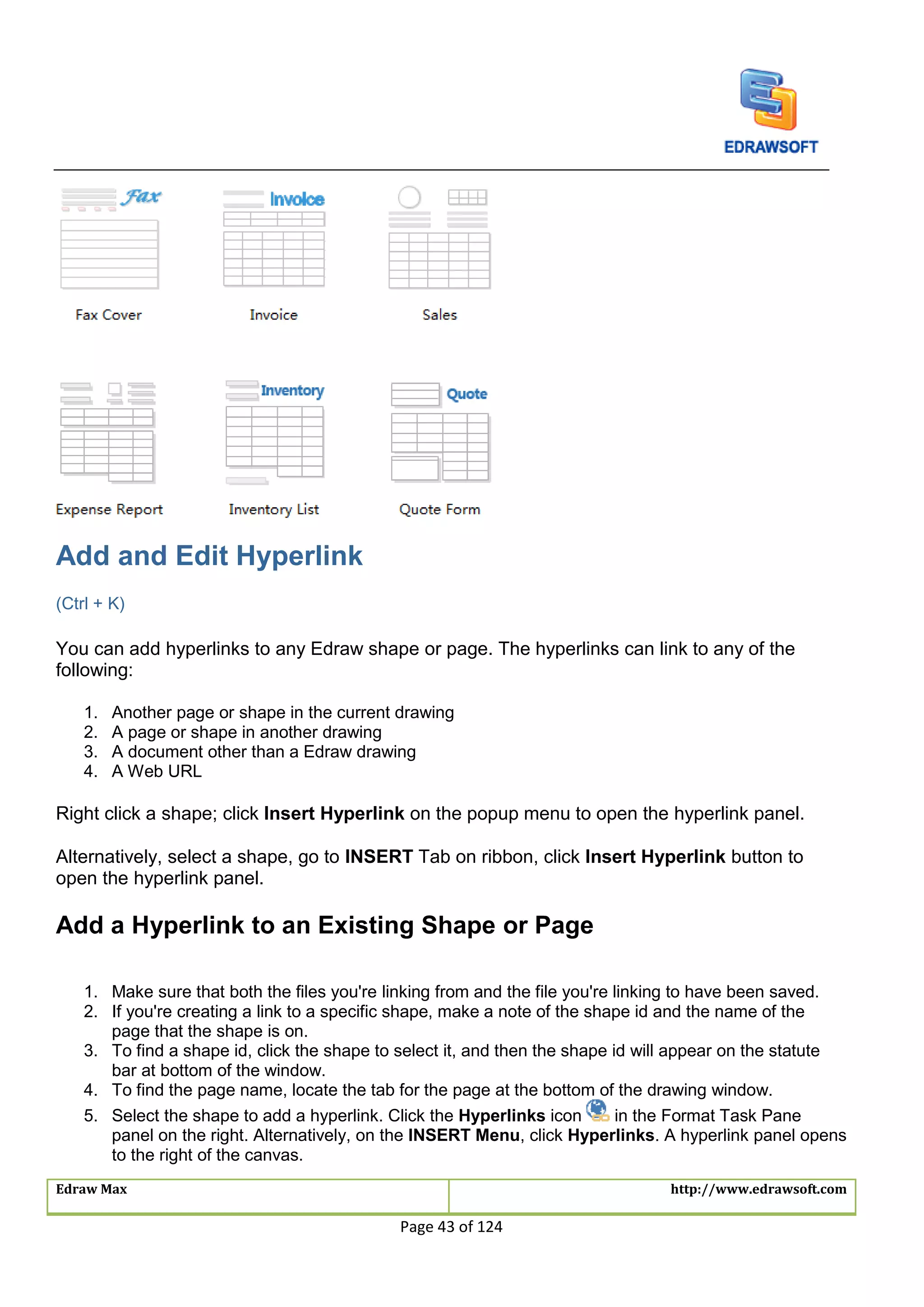 Edraw Max Pro 使用者手冊 - All-In-One Diagram Software!! | PDF