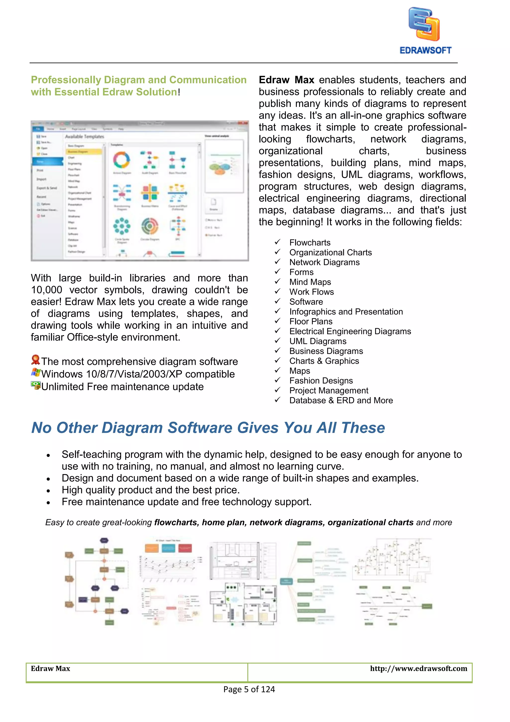Edraw Max Pro 使用者手冊 - All-In-One Diagram Software!! | PDF