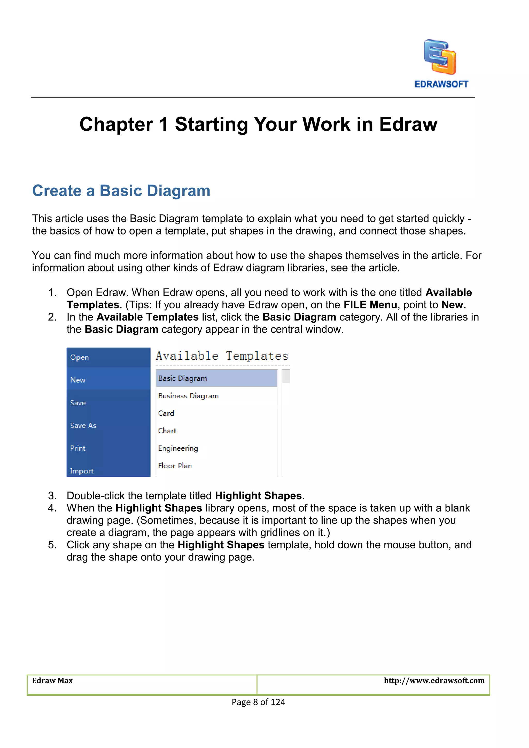 Edraw Max Pro 使用者手冊 - All-In-One Diagram Software!! | PDF