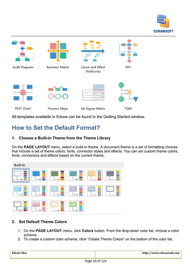Edraw Max Pro 使用者手冊 - All-In-One Diagram Software!! | PDF