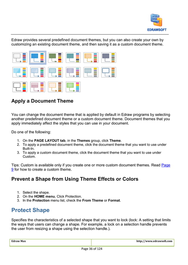 Edraw Max Pro 使用者手冊 - All-In-One Diagram Software!! | PDF