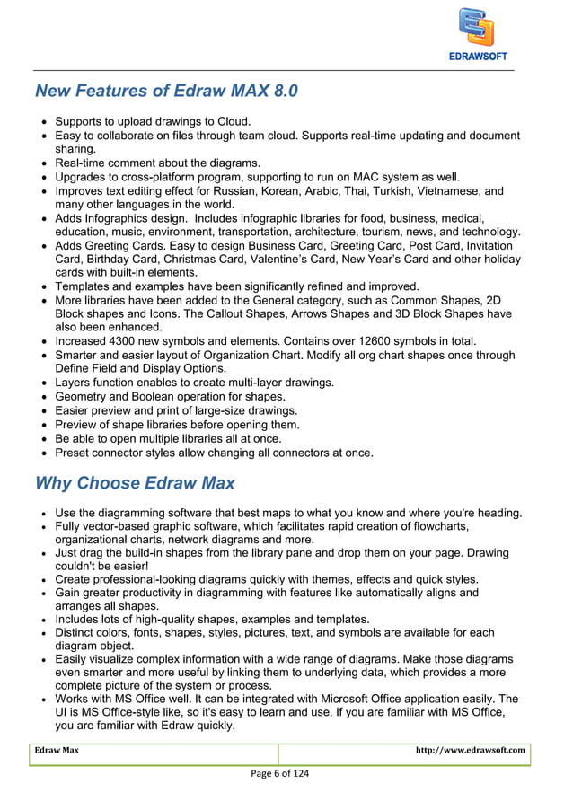 Edraw Max Pro 使用者手冊 - All-In-One Diagram Software!! | PDF