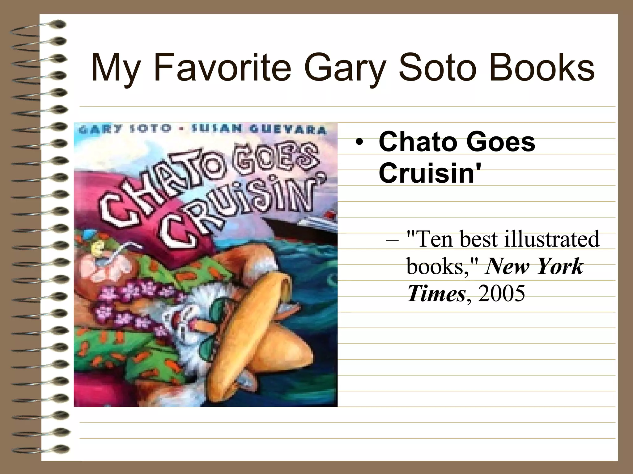 Gary Soto Author Study | PPT