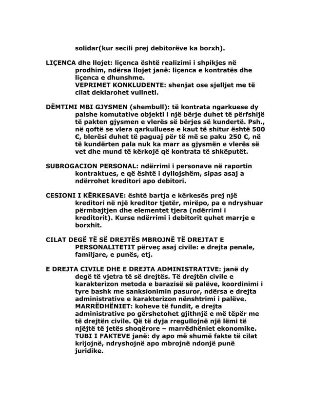 E drejta civile | DOC