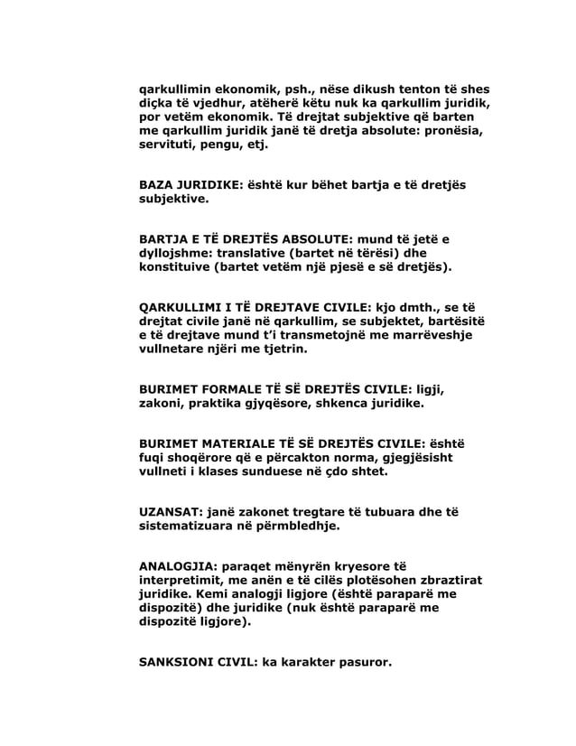 E drejta civile | DOC