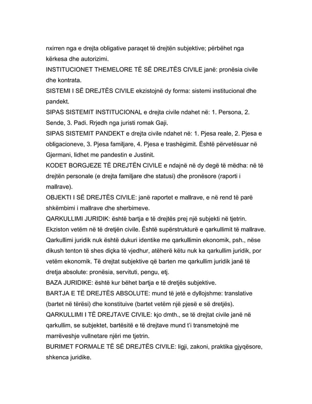 E drejta civile | DOC