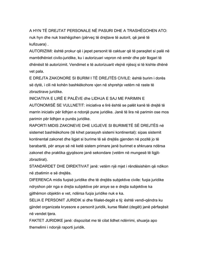 E drejta civile | DOC