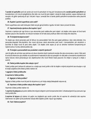 E Drejta Civile - Pyetje & Përgjigje | PDF