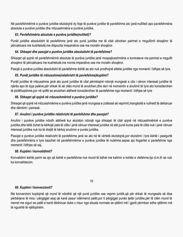 E Drejta Civile - Pyetje & Përgjigje | PDF