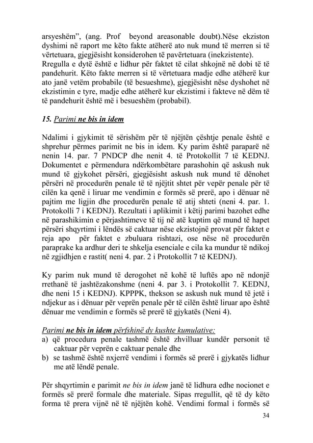 E drejta e procedures penale | PDF