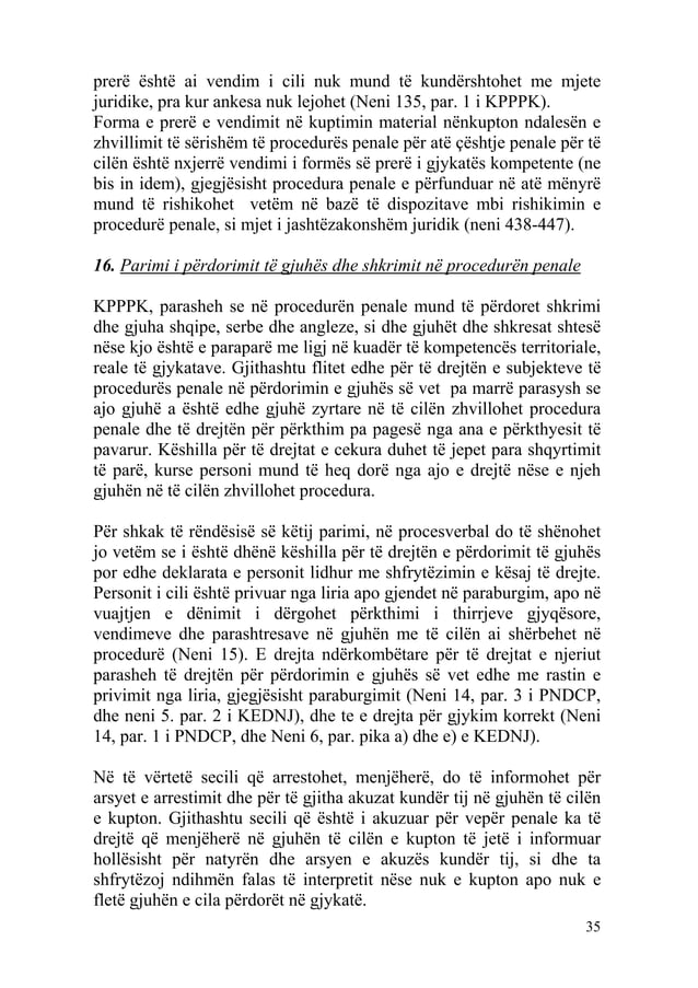 E drejta e procedures penale | PDF