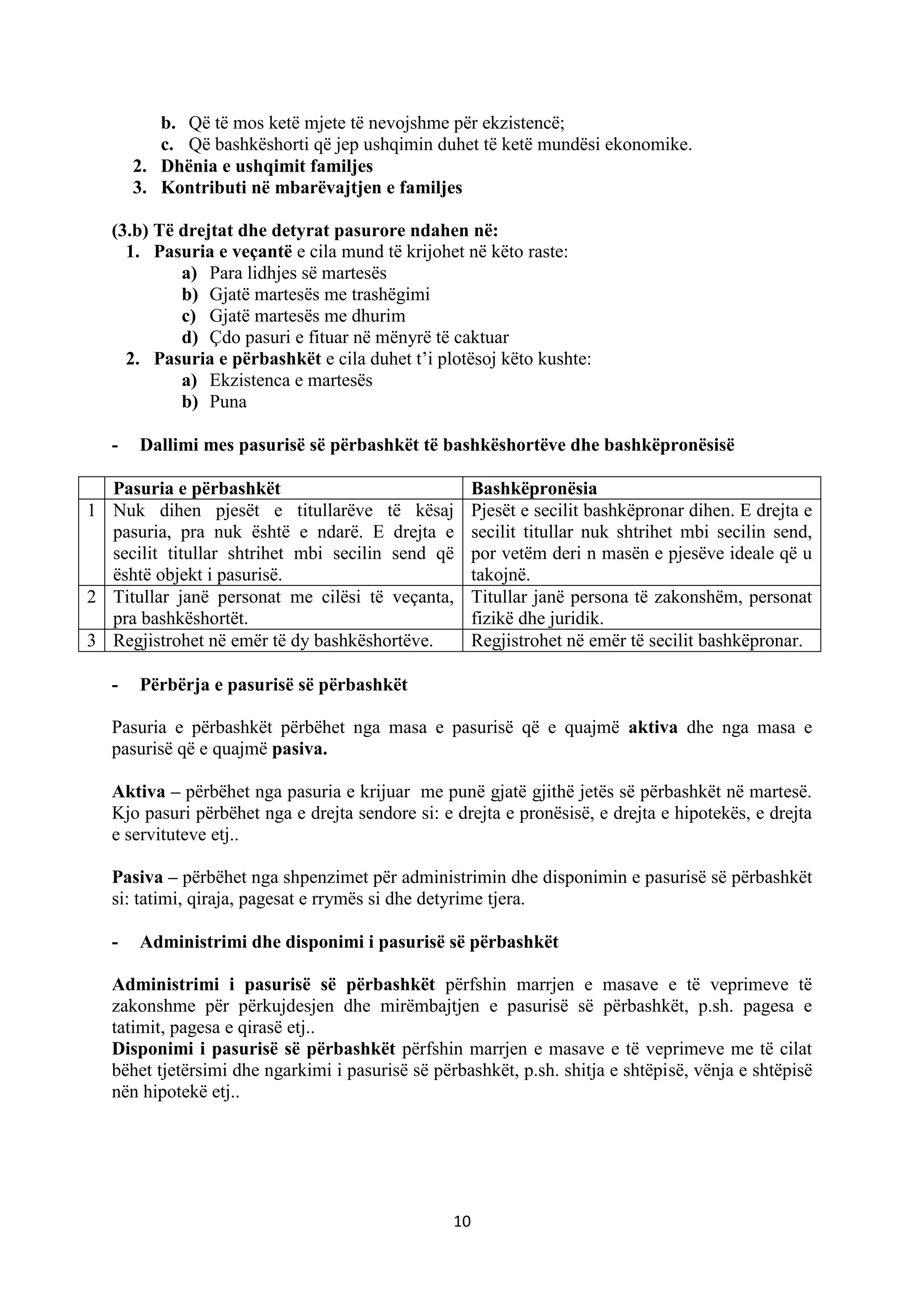 E drejta familjare (permbledhje) | PDF
