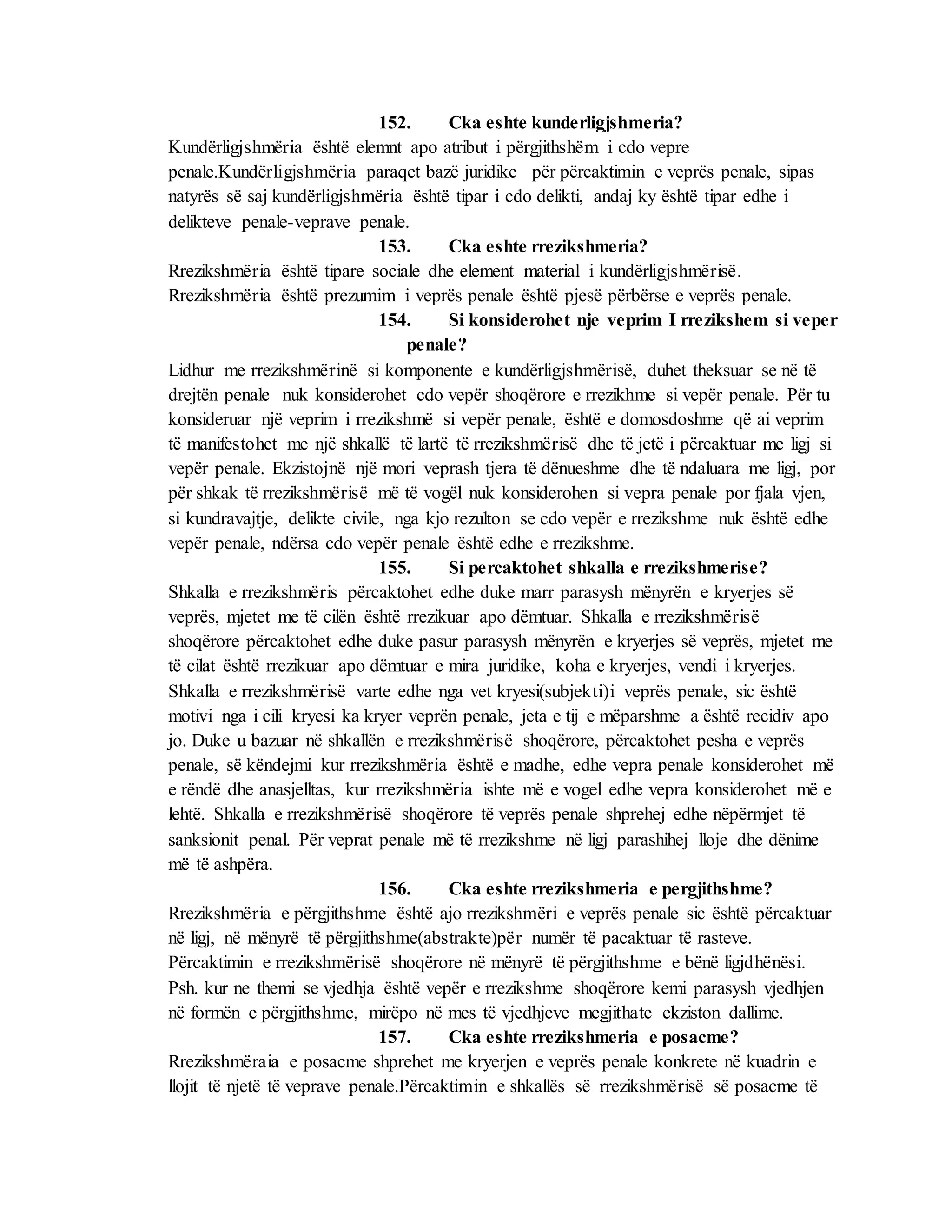 E DREJTA PENALE - 300 PYETJE DHE PERGJIGJE | DOCX