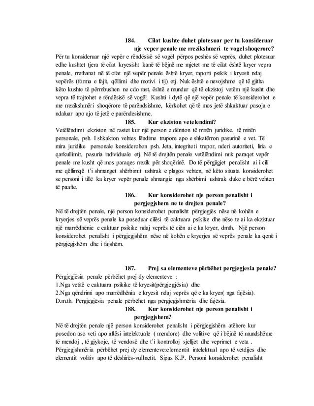 E DREJTA PENALE - 300 PYETJE DHE PERGJIGJE | DOCX