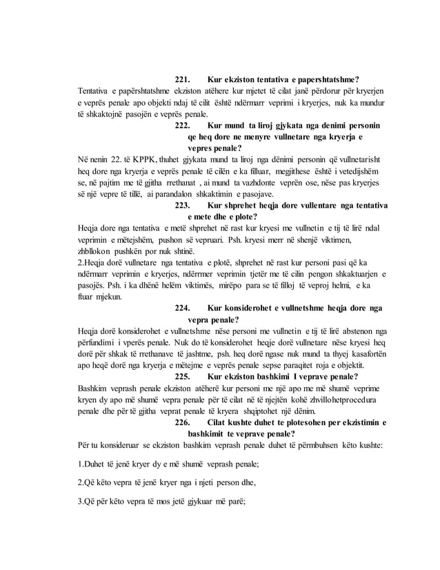 E DREJTA PENALE - 300 PYETJE DHE PERGJIGJE | DOCX