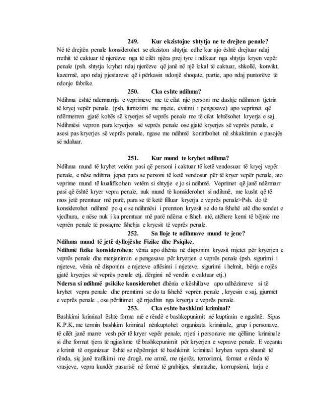 E DREJTA PENALE - 300 PYETJE DHE PERGJIGJE | DOCX