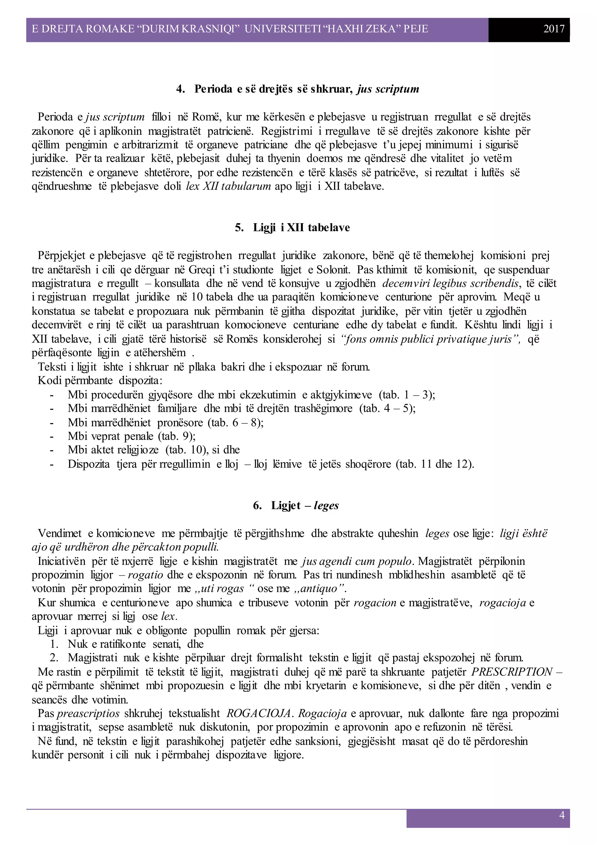 E drejta romake | DOCX