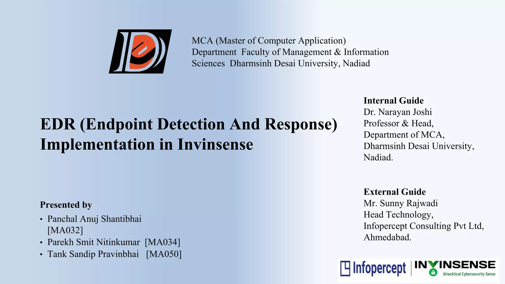 EDR(End Point Detection And Response).pptx