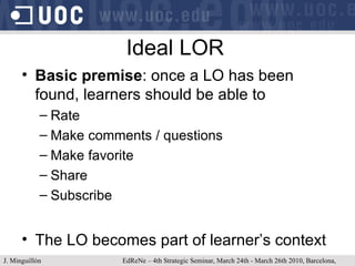 Learning Object Repositories: a learner centered perspective | PPT | Technology & Computing