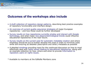 EdReNe Presentation May 2010 | PPT | Education industry | Industries